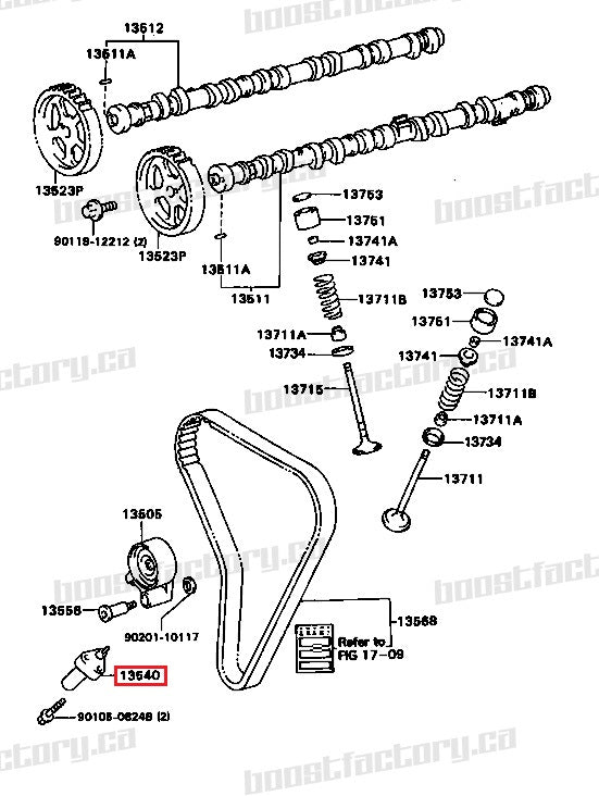 Genuine Toyota 1JZ/2JZ Timing tensioner (NTN) 13540-46030 – Boost Factory