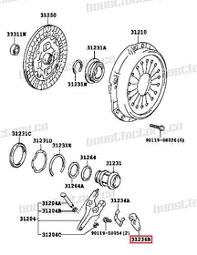Genuine Toyota R154 Clutch Release Fork Support 31236-14020 – Boost Factory