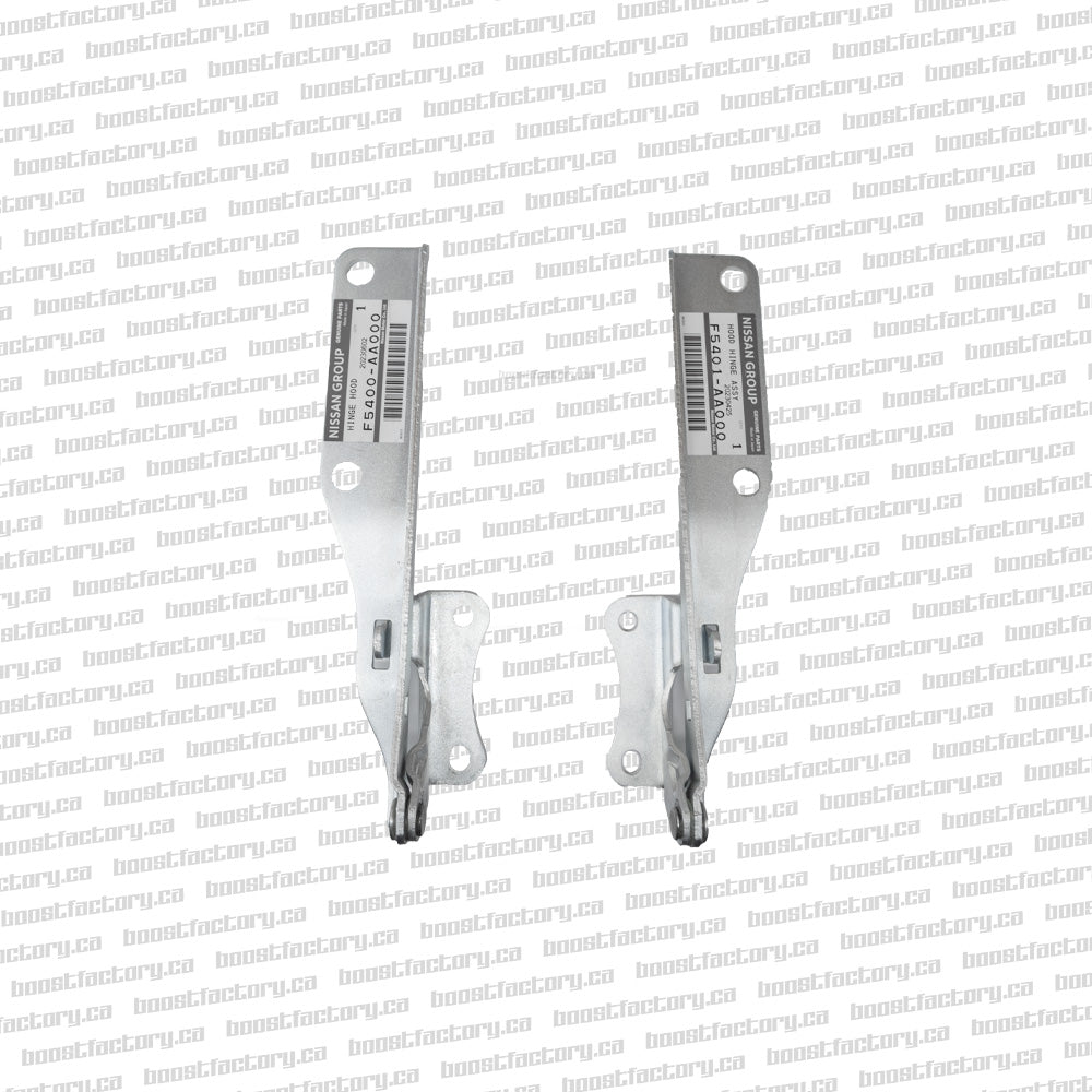 Genuine Nissan R34 GTT Hood Hinges - F5401-AA000 / F5400-AA000 – Boost ...