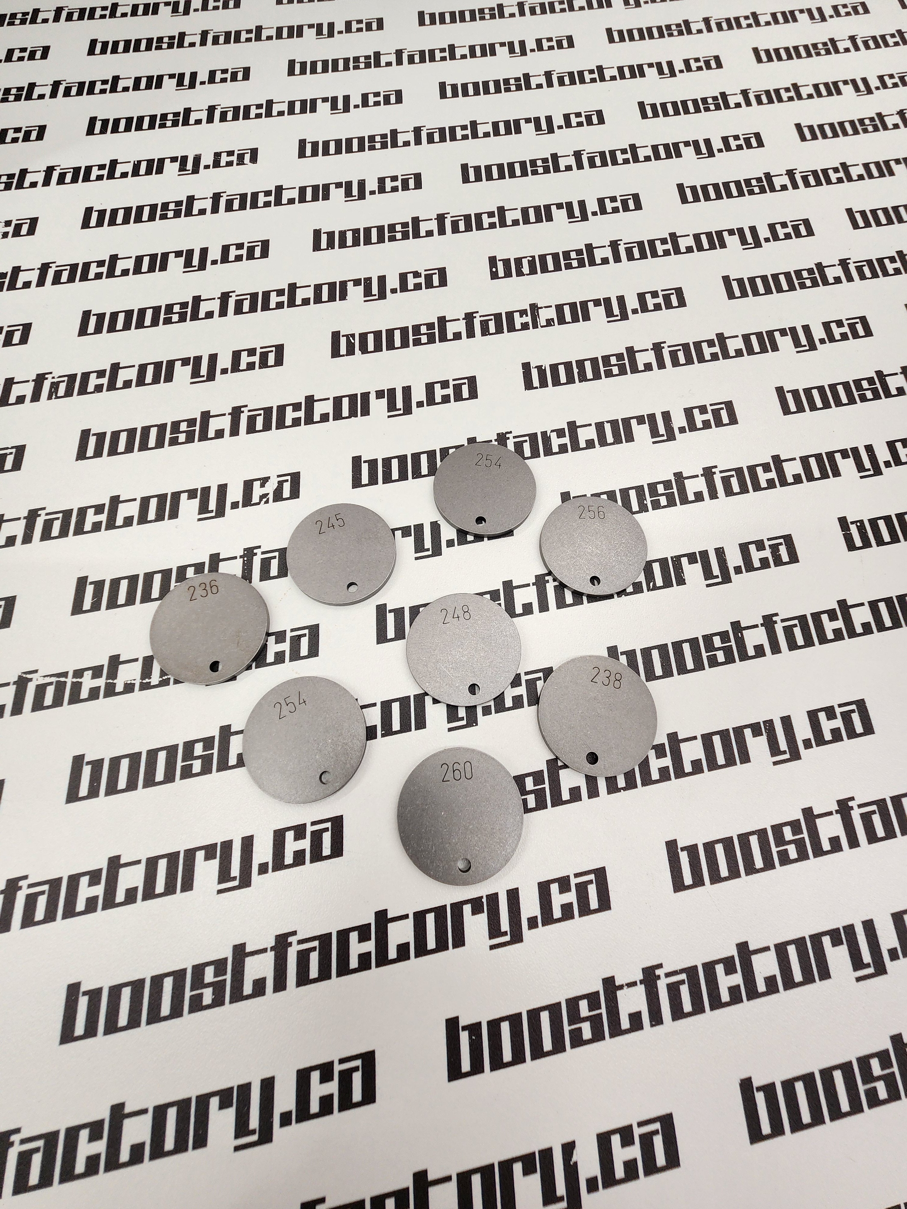 RB25DET/RB20 NEO Valve Shims – Boost Factory