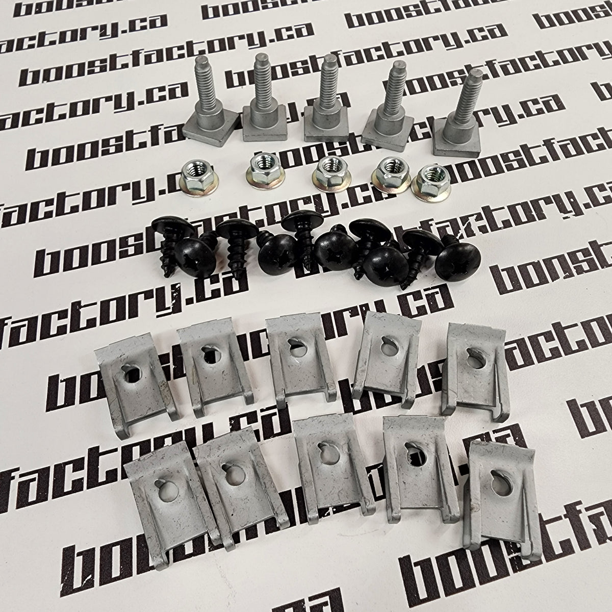 Genuine Nissan Skyline R32 GTR Front Lip / Spoiler Mounting Hardware K ...